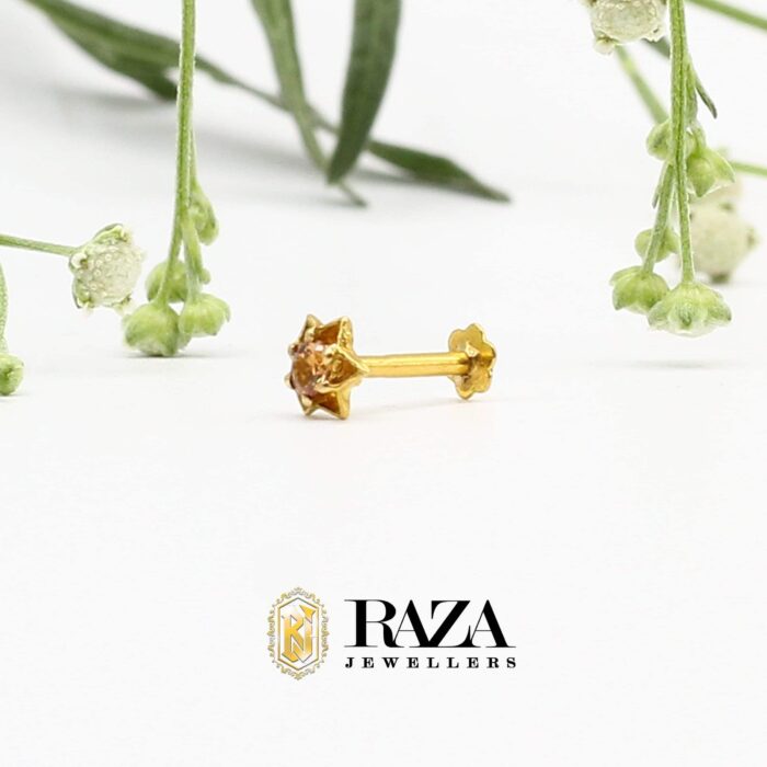 Gold Nose Pin Price | Unique 18k - 22k Nose Pins Online