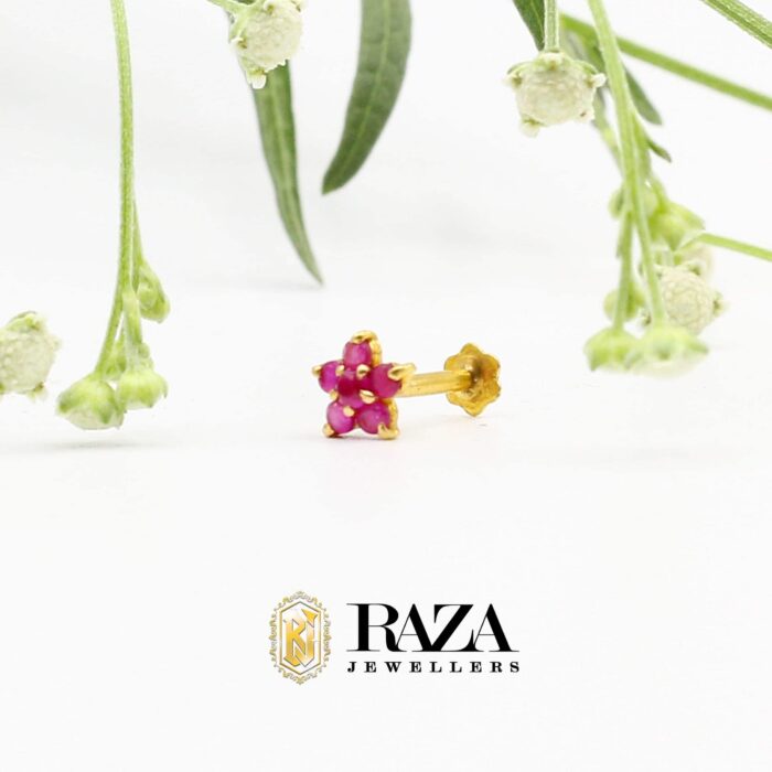 Gold Nose Pin Price | Unique 18k - 22k Nose Pins Online