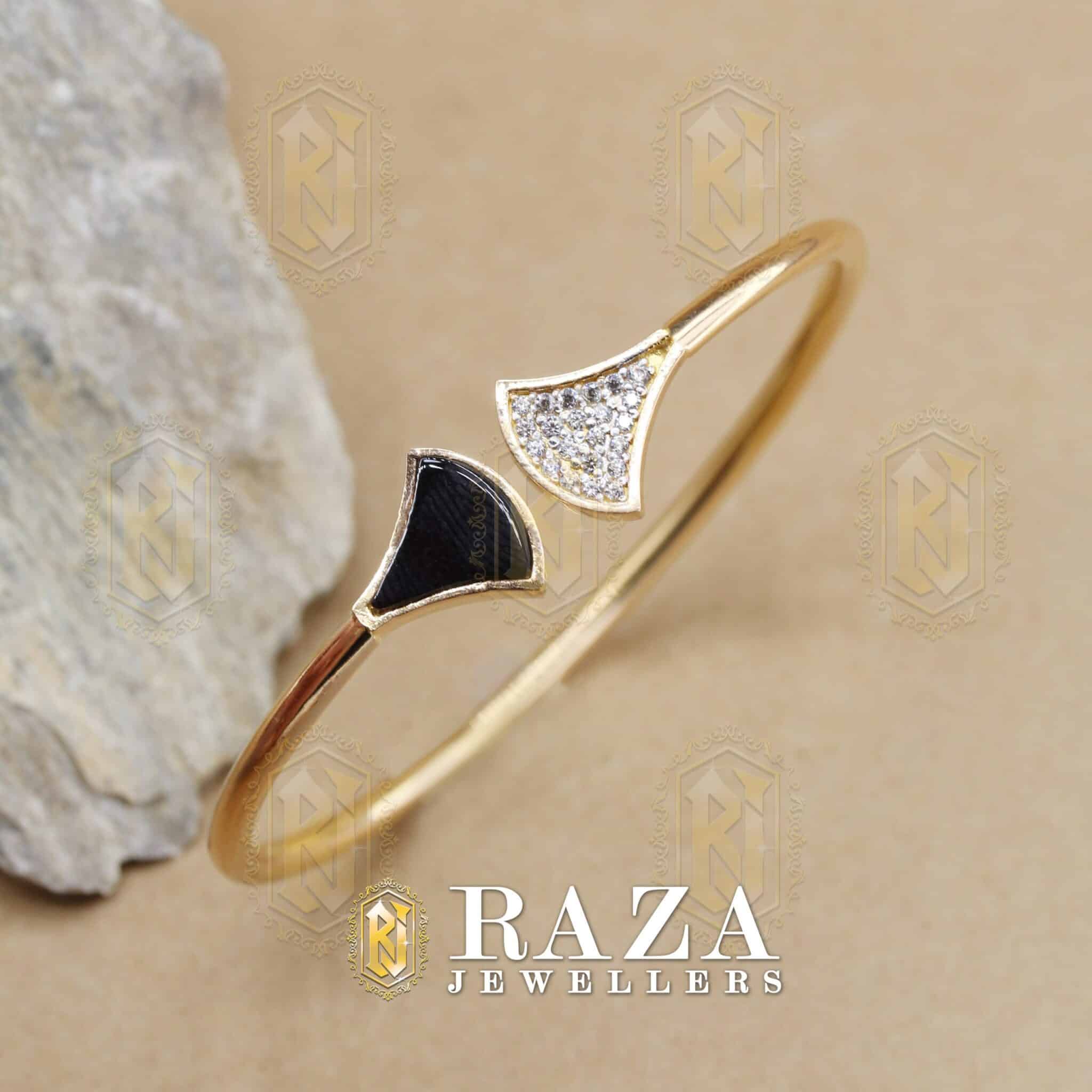 GOLD PIPE BRACELET » Raza Jewellers