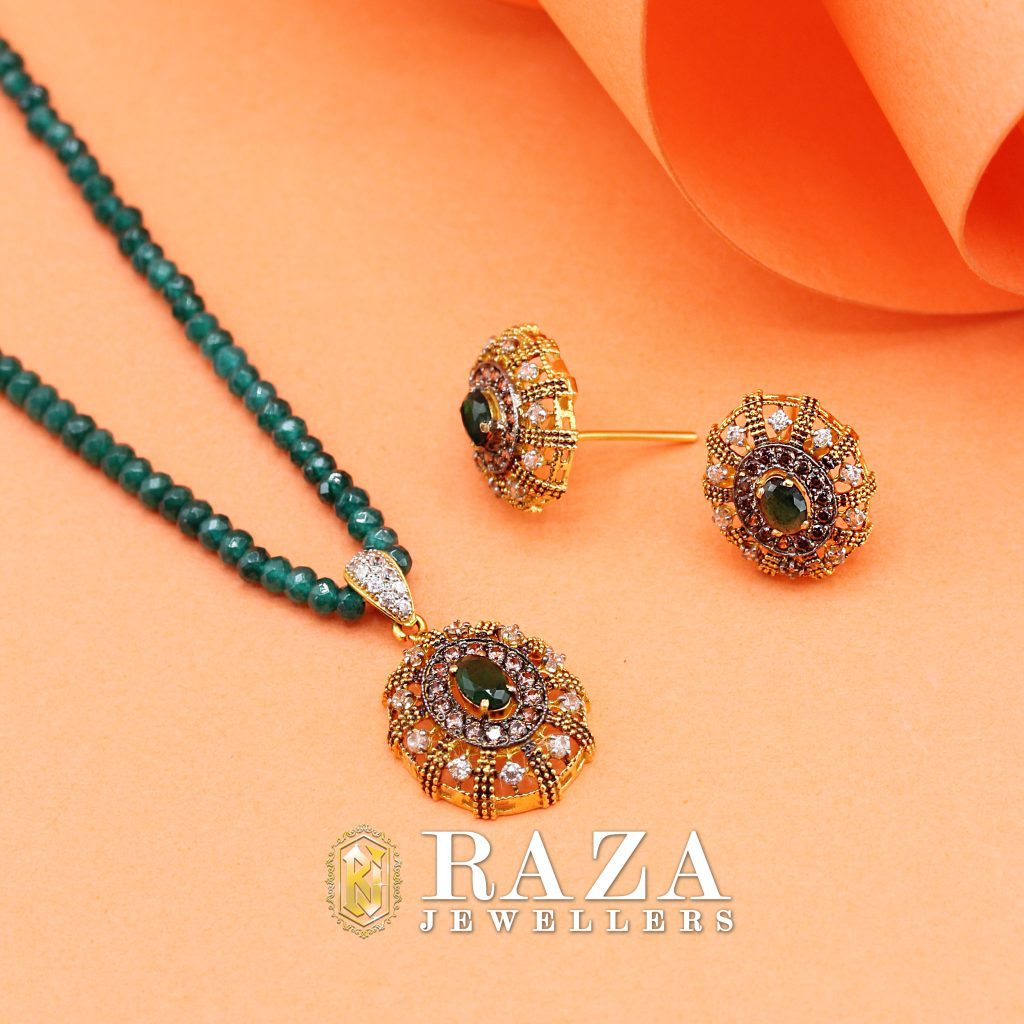 GOLD LOCKET SET » Raza Jewellers