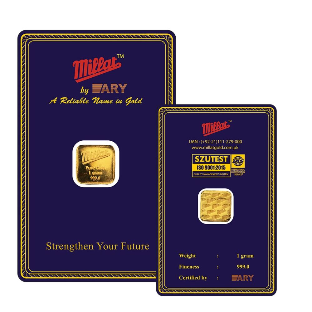 1 Gram Gold Bar – Buy ARY Certified Gold Online