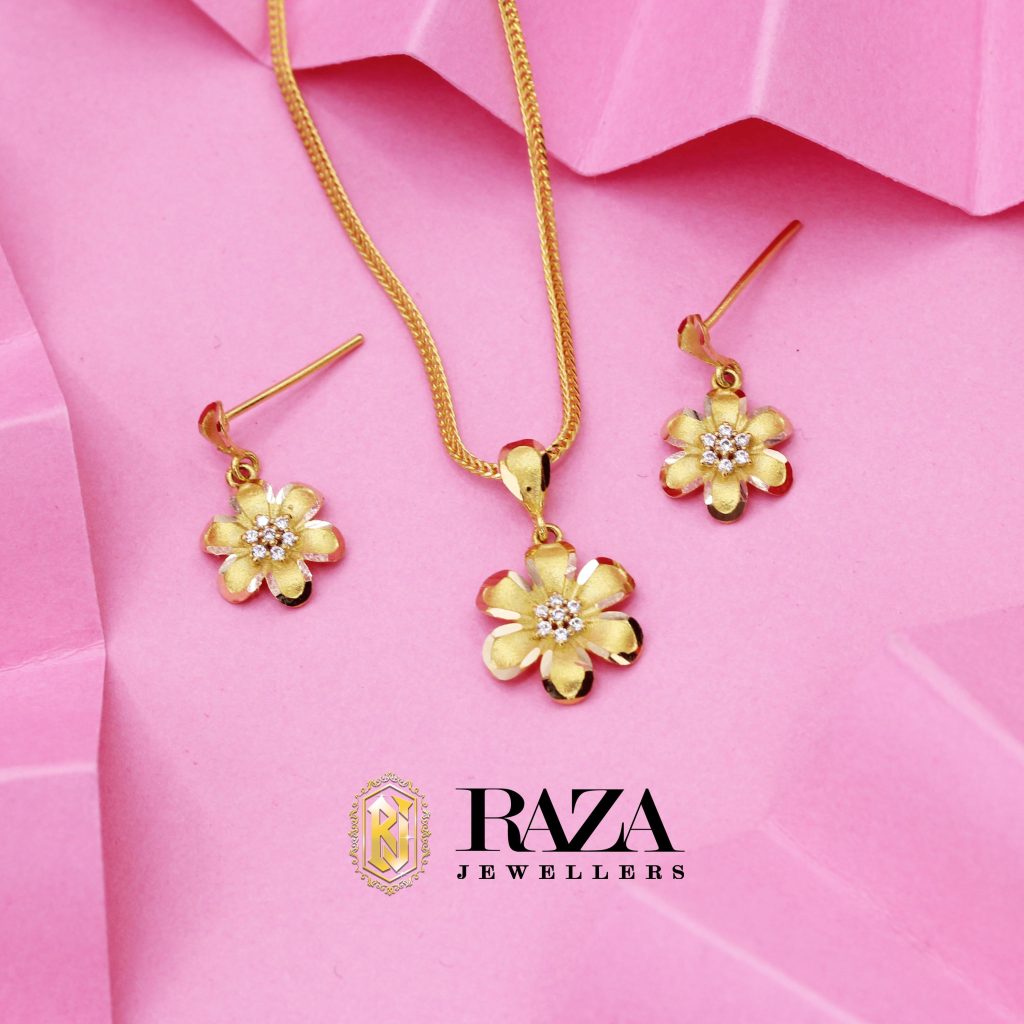 GOLD LOCKET SET » Raza Jewellers