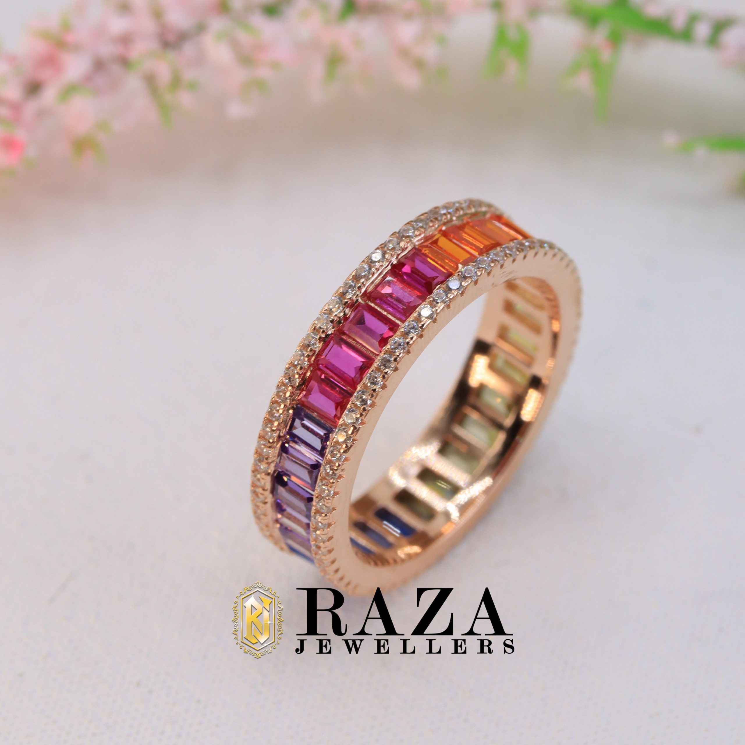 RAINBOW BAND RING » Raza Jewellers