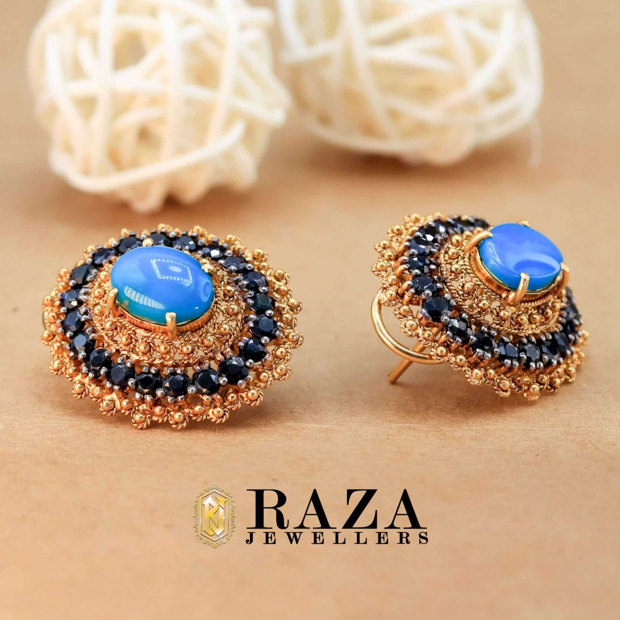 GOLD FAROZA CLIP TOPS » Raza Jewellers