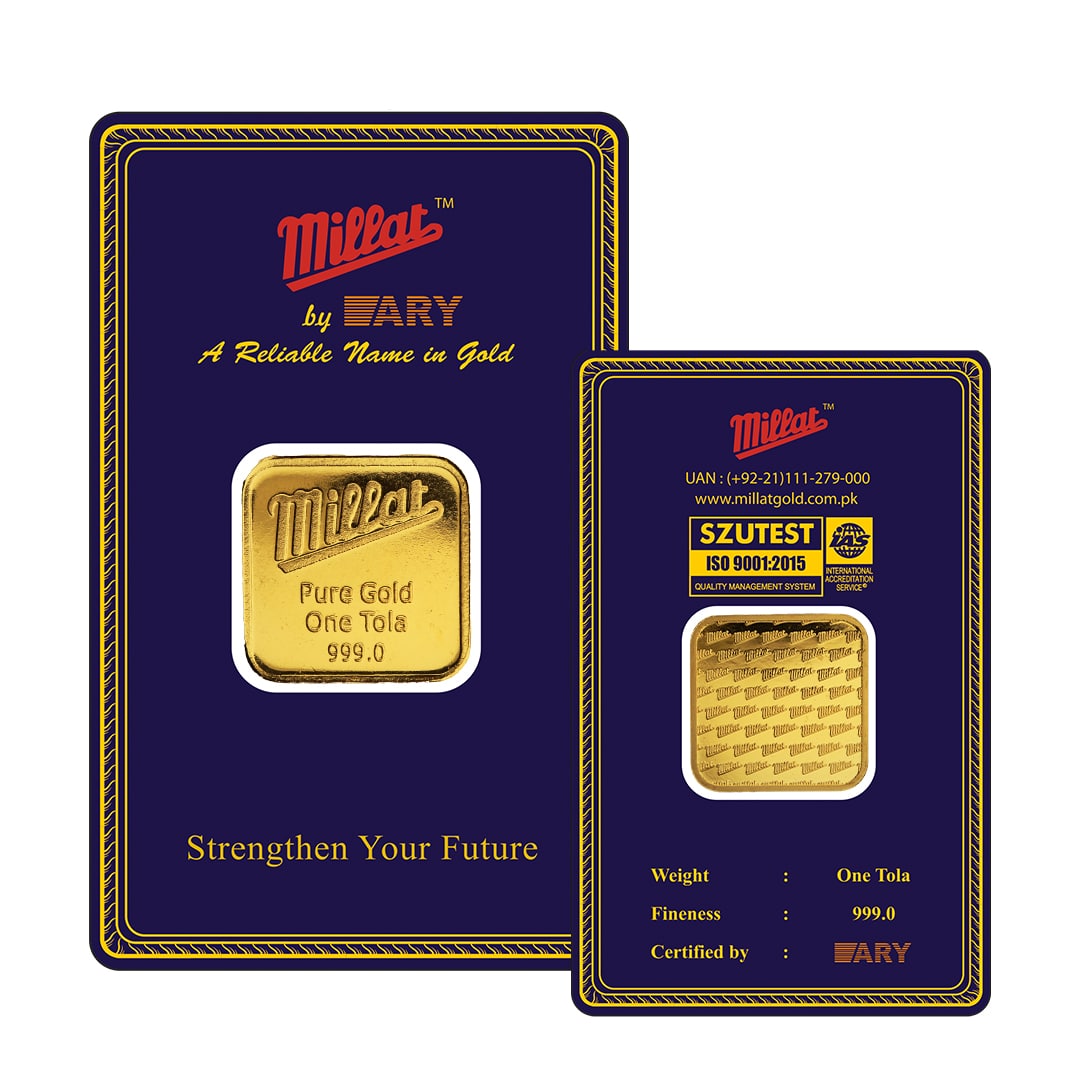 Buy 1 Tola ARY Gold Bar – Pure 24K Gold Biscuit