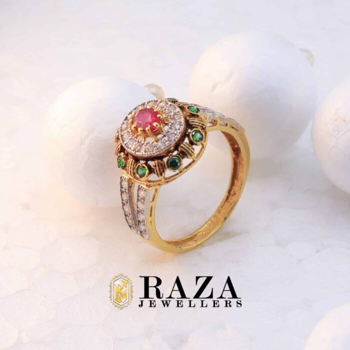 Gold Rings Price in Pakistan (Latest Women Design 22K, 18K)
