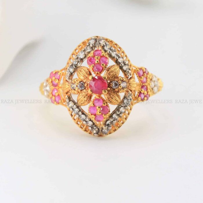 Gold Rings Price in Pakistan (Latest Women Design 22K, 18K)