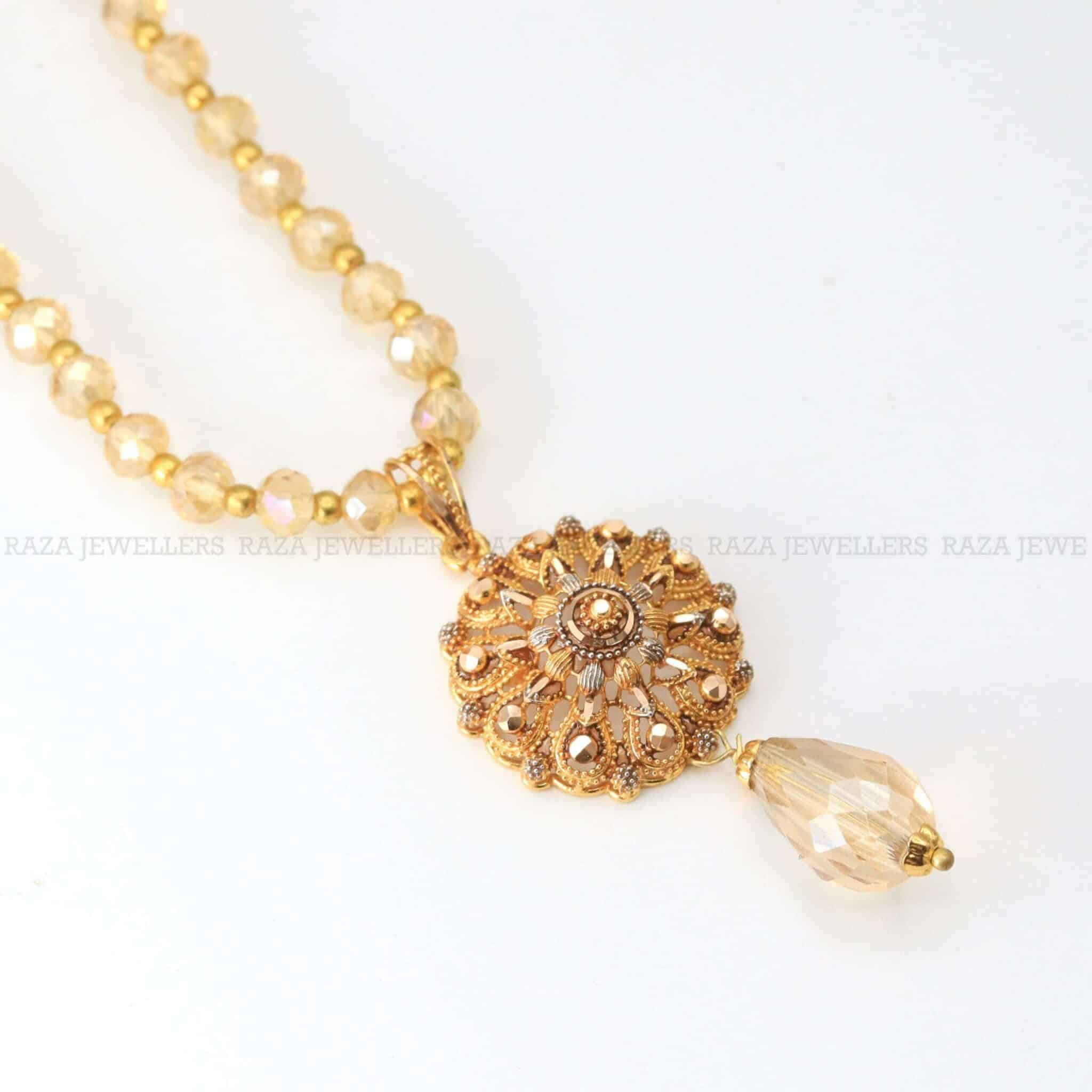 Plain Gold Locket Tops » Raza Jewellers