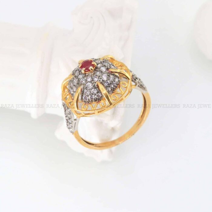 Gold Rings Price in Pakistan (Latest Women Design 22K, 18K)