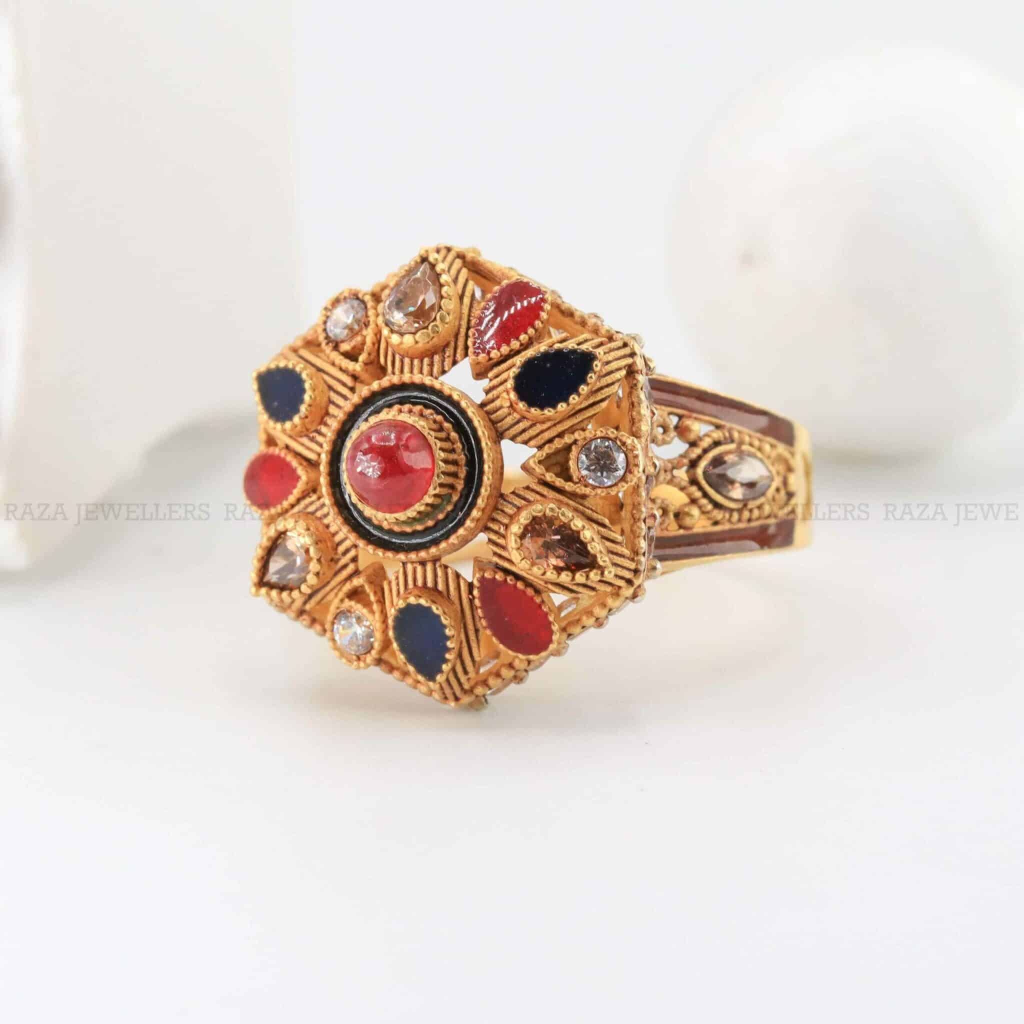 Rajwari Gold Ring » Raza Jewellers