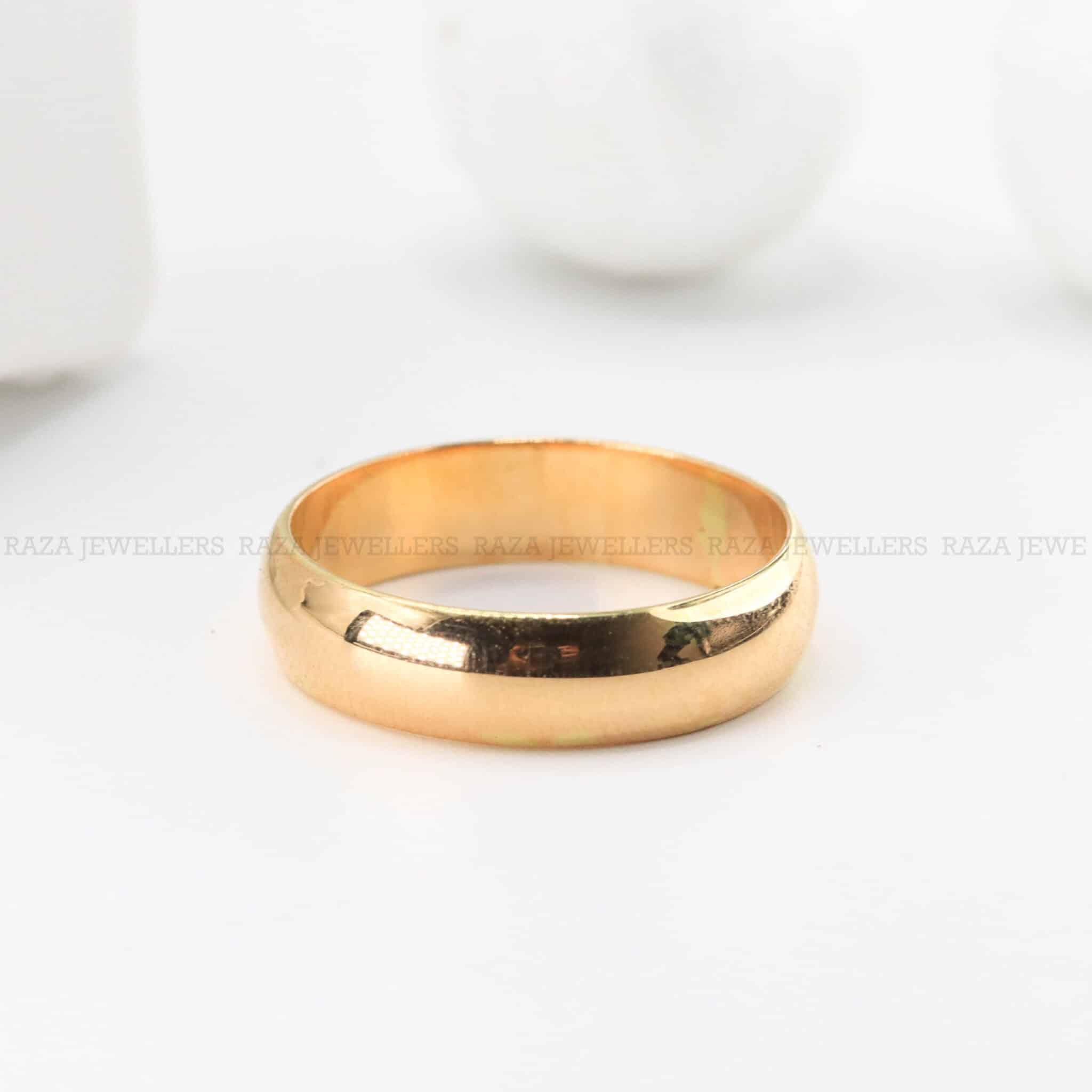 Plain Gold Band – Raza Jewellers