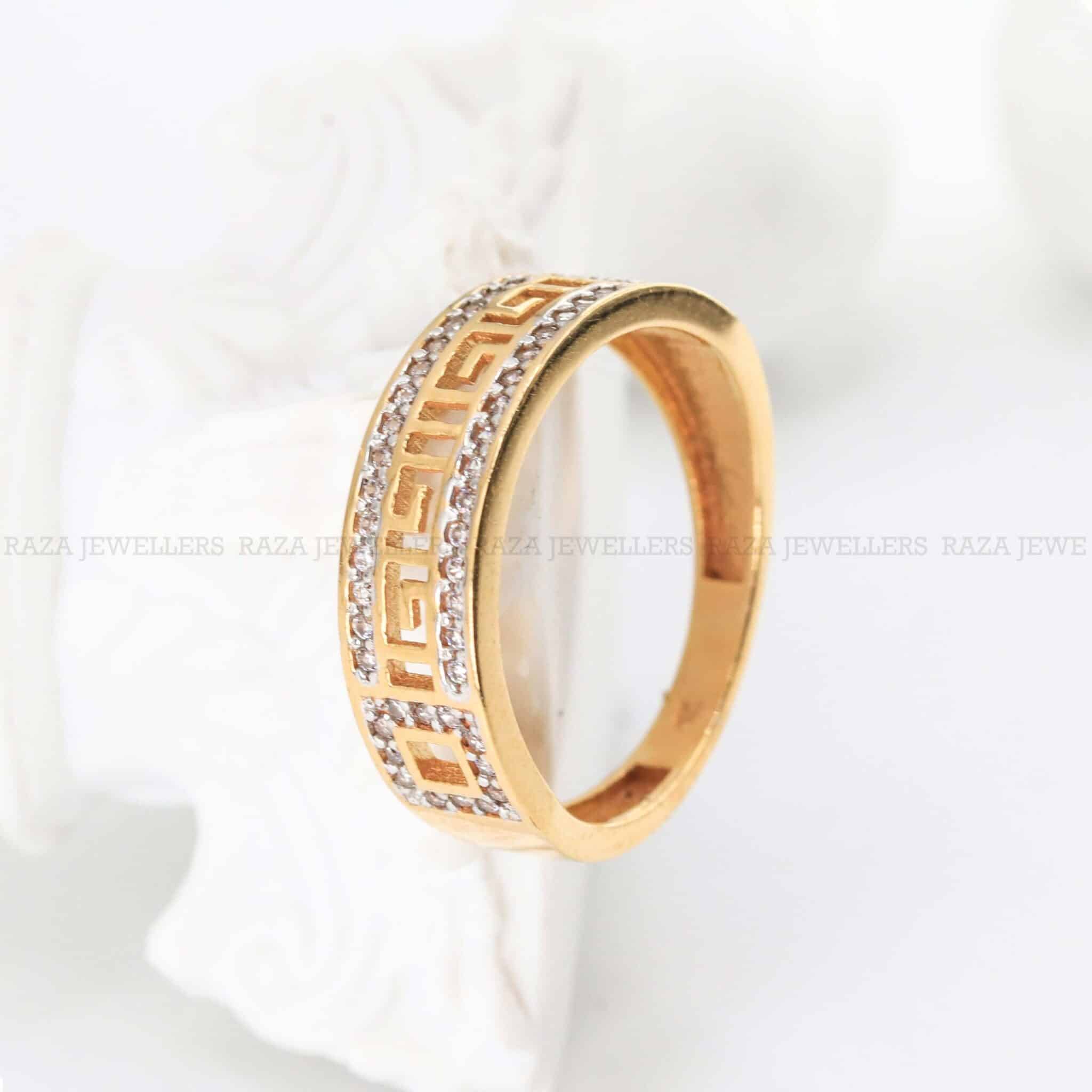 Versace Gold Ring » Raza Jewellers